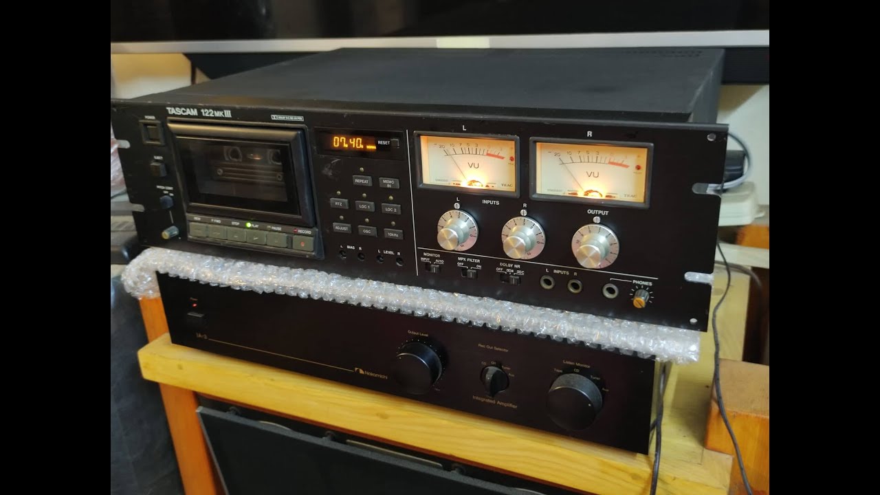 Tascam 122 mkIII cassette deck | Ar sound - YouTube