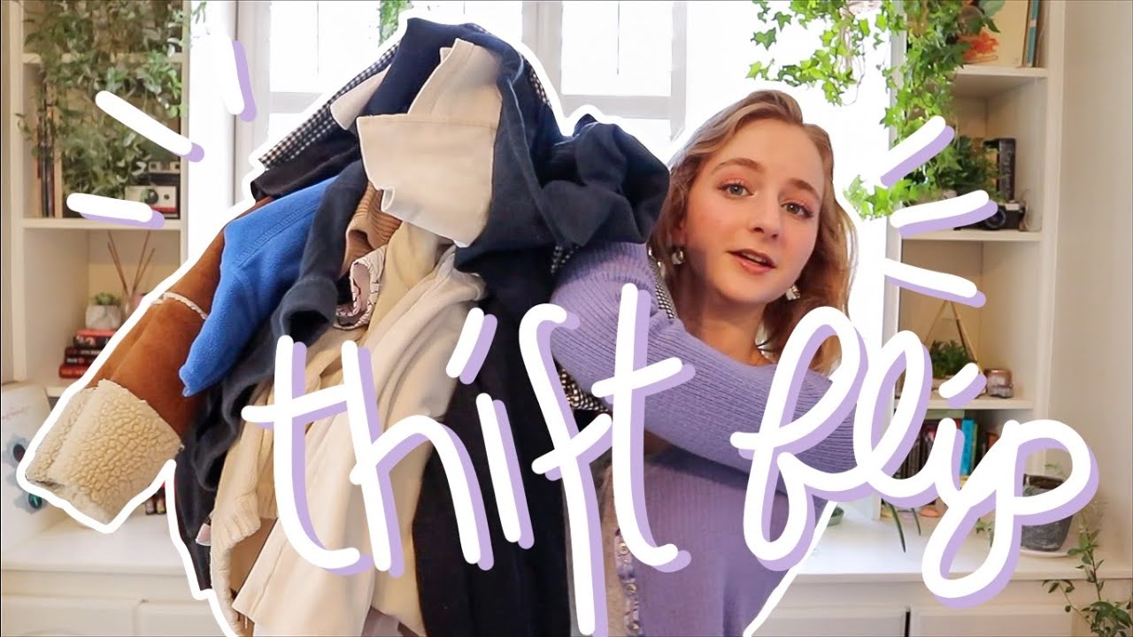 'THRIFT' FLIP // turning my old clothes into cute clothes // from my ...