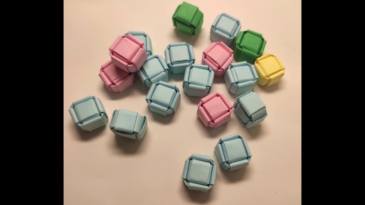 3D Origami Half-Brick (Socket-Socket Module) | Modular Origami | Brick ...