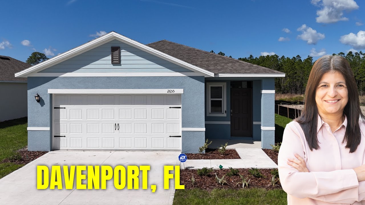 Affordable New Construction Homes in Davenport, Fl offering good interest rate - YouTube