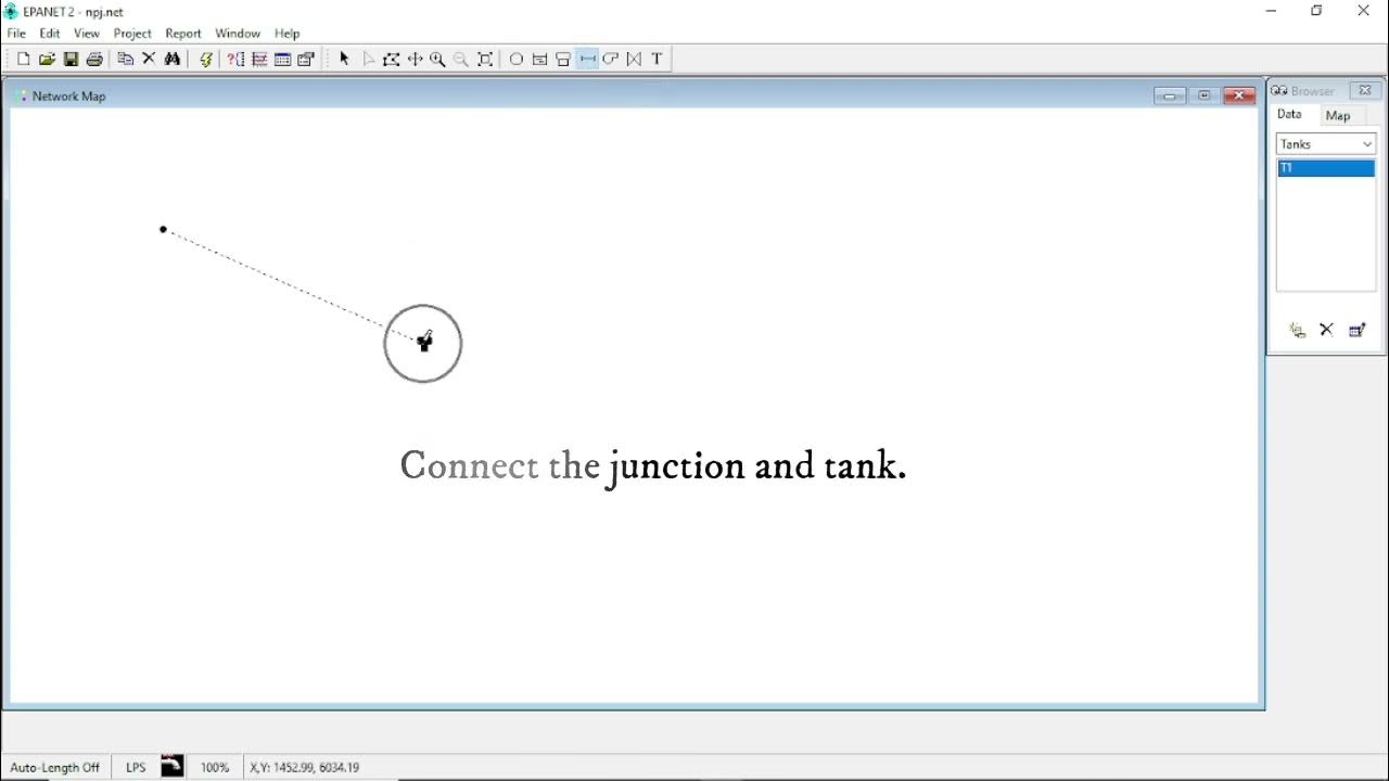 Creating Pipe Network using EPANET - YouTube