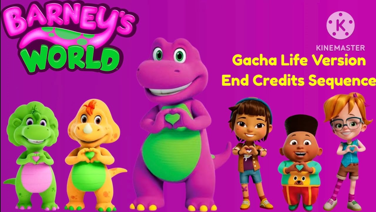 Barney's World gacha life version end credits sequence - YouTube