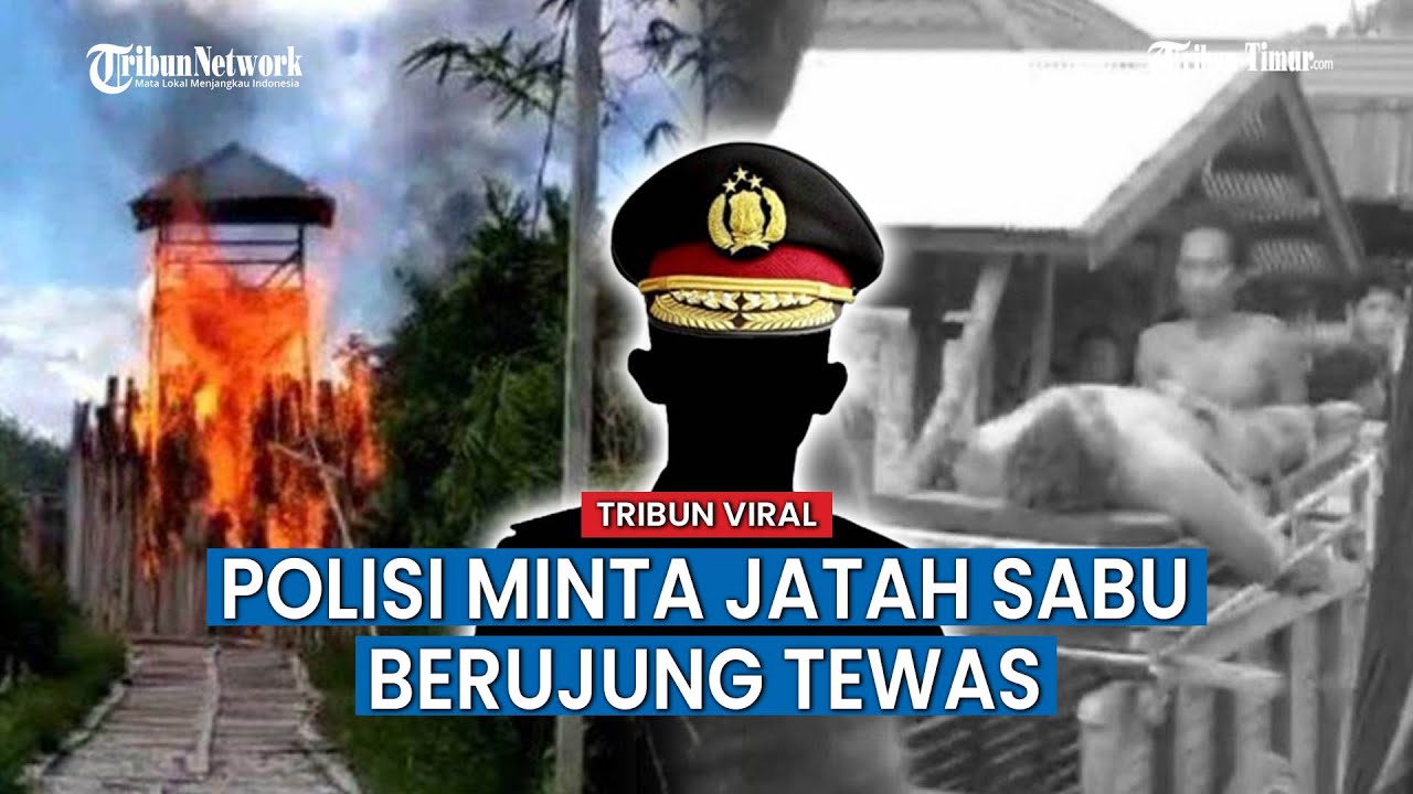 Datang Minta Jatah Sabu dan Uang di Kampung Ponton, Aipda Andre ...