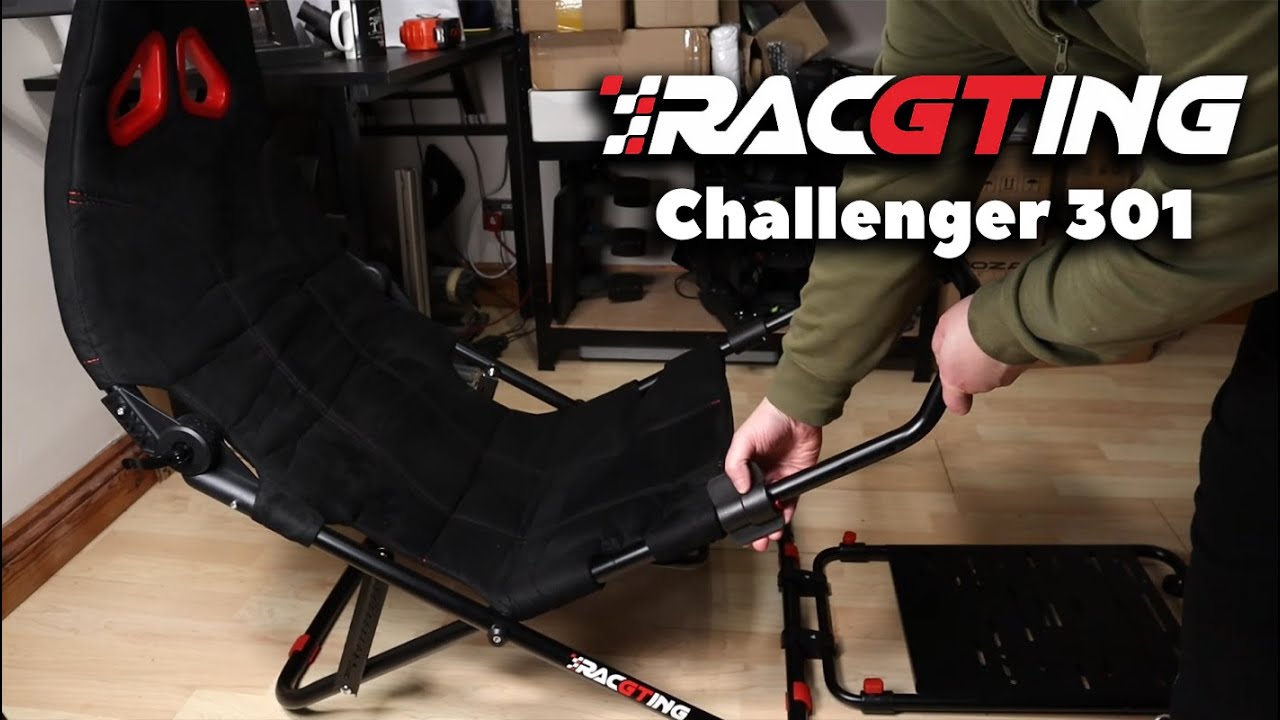 BUDGET FOLDING SIM RIG [REVIEW] RacGTing Challenger 301 | Tested with ...