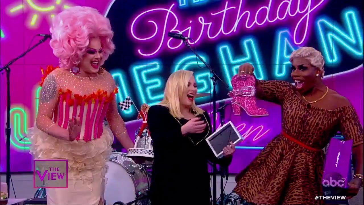 Nina West and Monét X Change Celebrate Meghan McCain's 35th | The View ...
