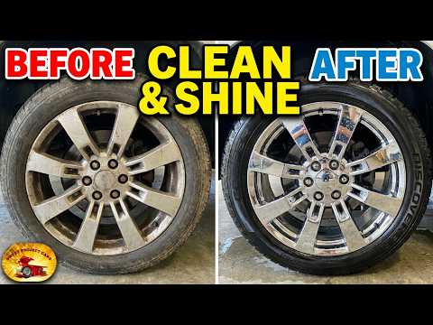 How To CLEAN & SUPER SHINE The DIRTEST WHEELS/RIMS & TIRES ...AMAZING RESULTS