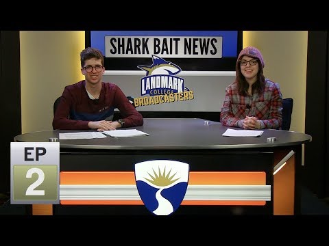 Landmark Broadcasters: Shark Bait News - Ep 2 (J-Term 2018) - YouTube