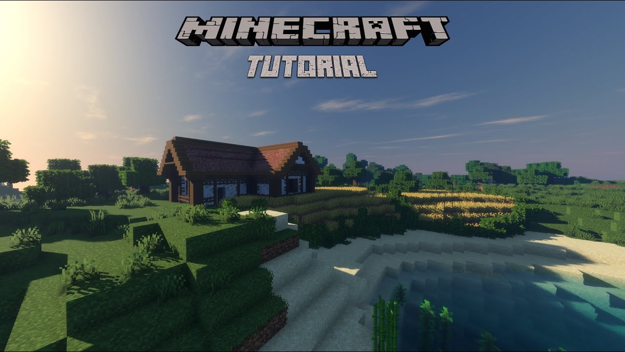 Minecraft Tutorial: Small Medieval Farmhouse - YouTube