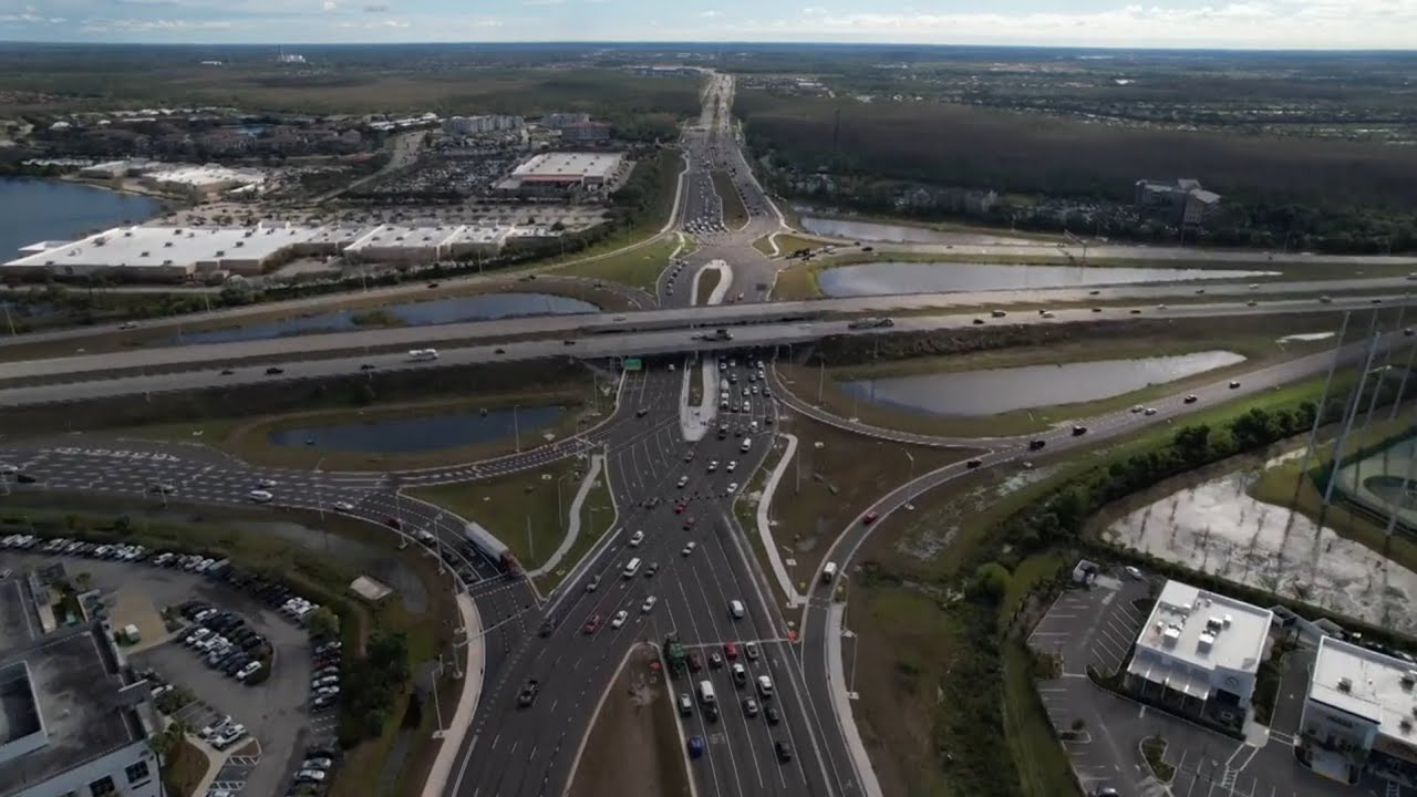 Diverging Diamond Interchange I-75 & Colonial Blvd. in Fort Myers FL ...