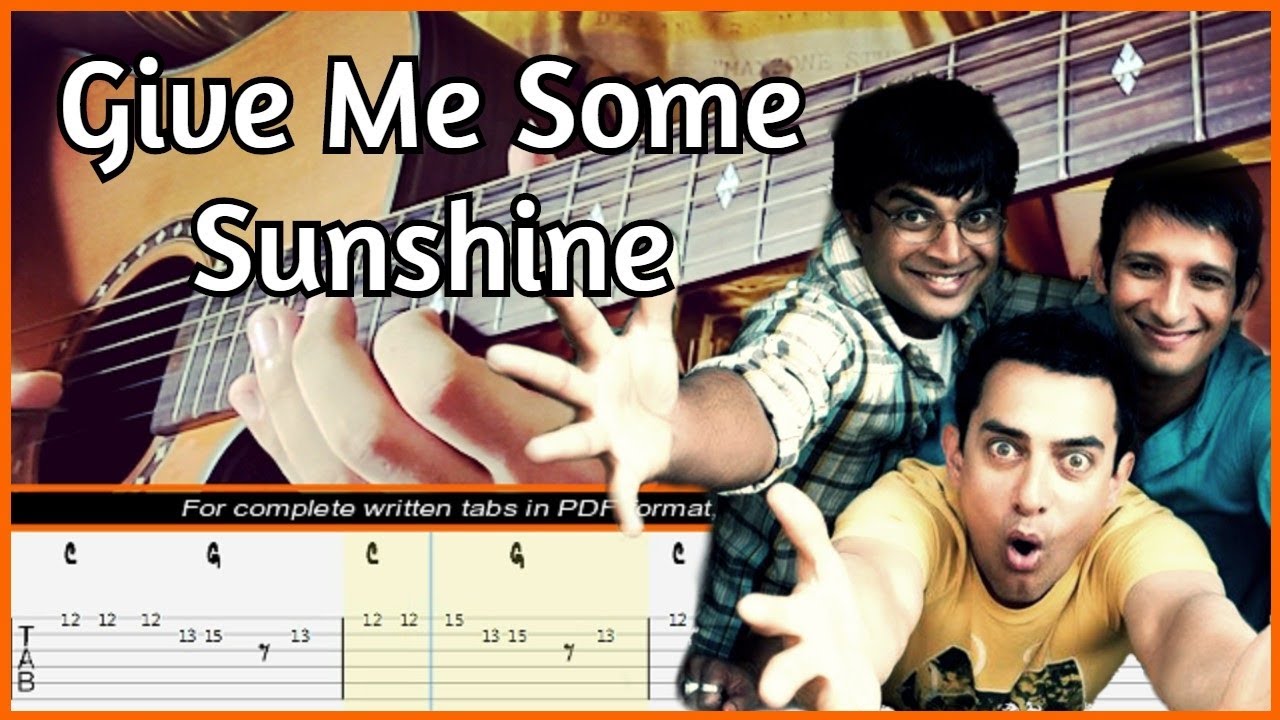 Give Me Some Sunshine Guitar Lesson | 3 Idiots | Instrumental Guitar ...