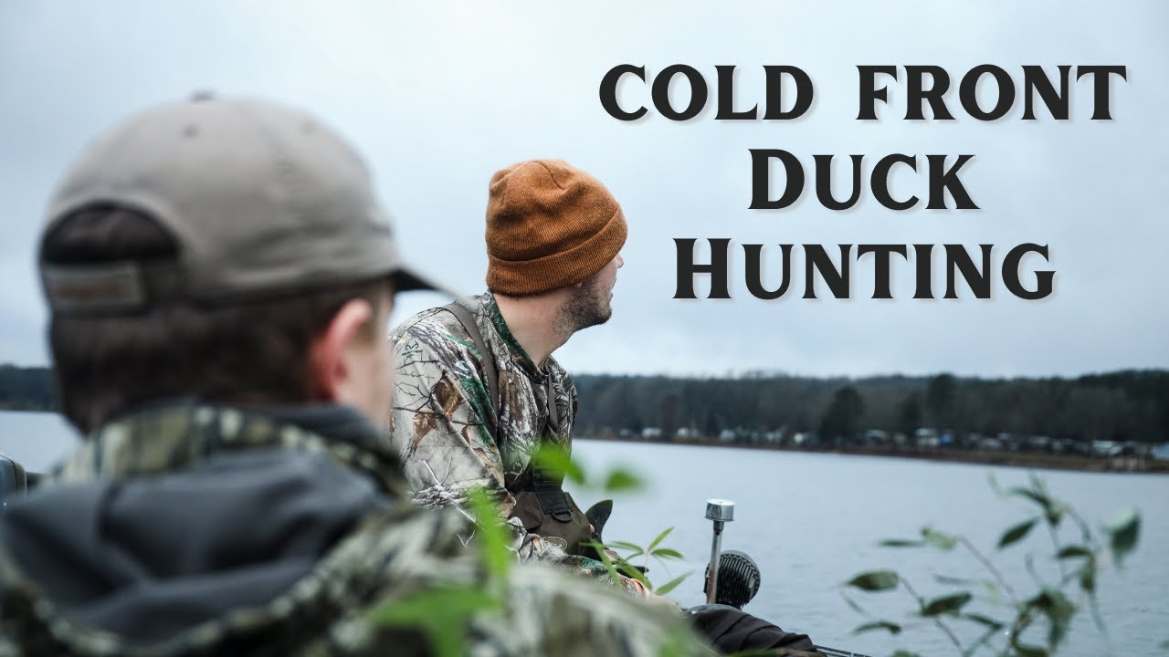 Cold Front Duck Hunting --- Adjustments are key - YouTube