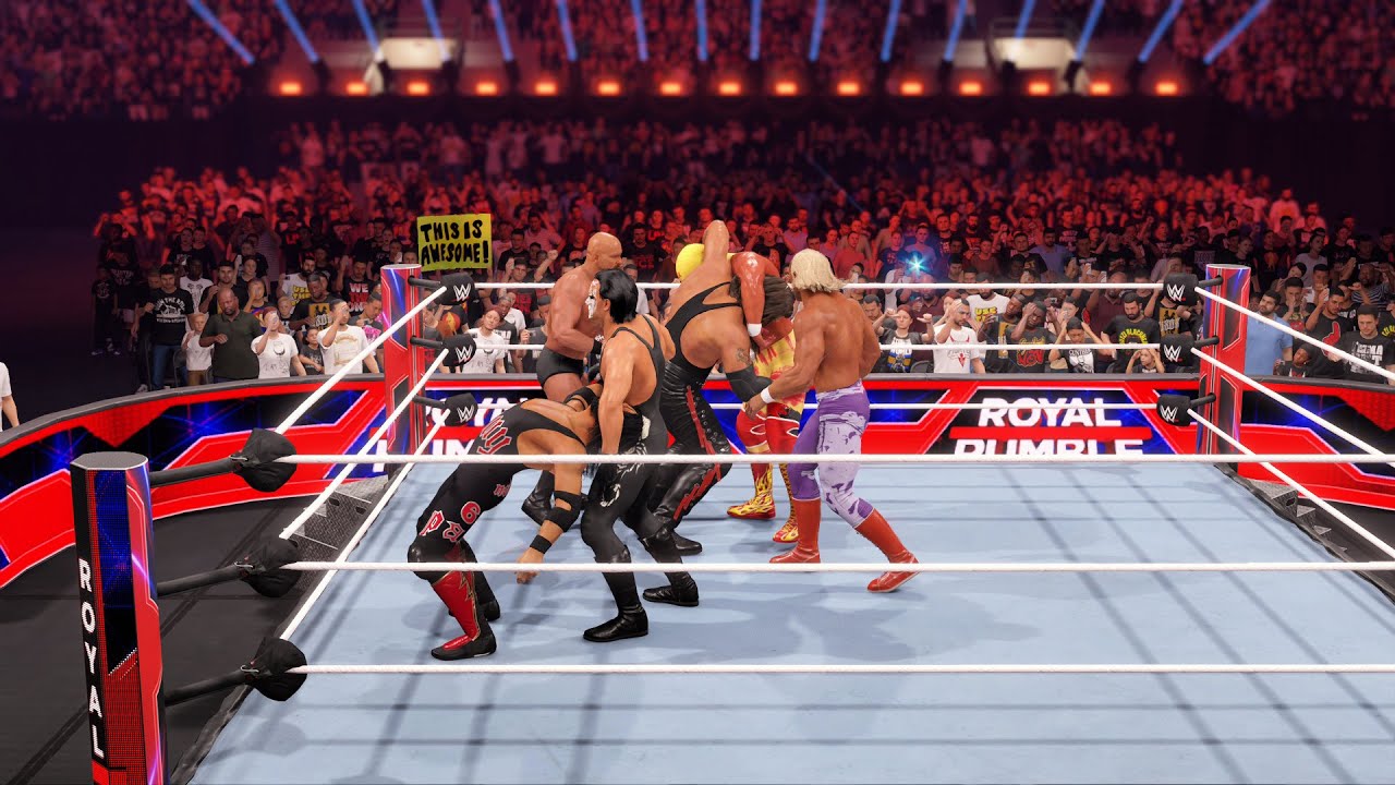 WWE 2K24 Royal Rumble CPU SIM Legend Difficulty No Commentary - YouTube