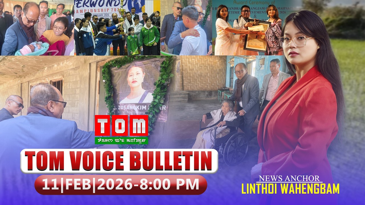 TOM TV - TOM VOICE BULLETIN || 11 FEB 2026, 8:00 PM - YouTube