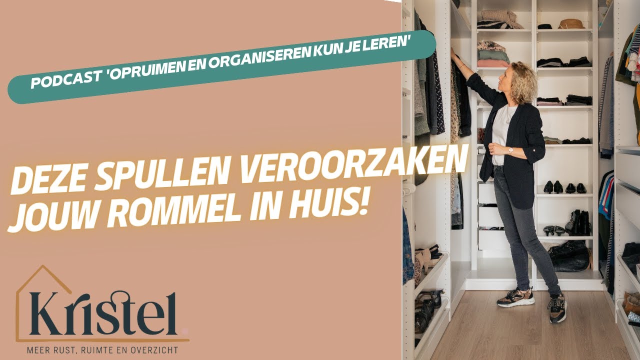 Welke soort spullen veroorzaken jouw “rommel” in huis? - YouTube