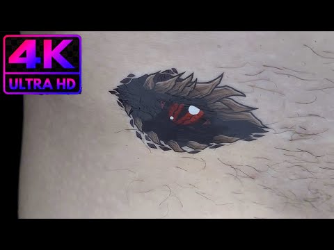 😍Wendy creating 🆕 temporary tattoo dragon eye(👁‍🗨tutorial)