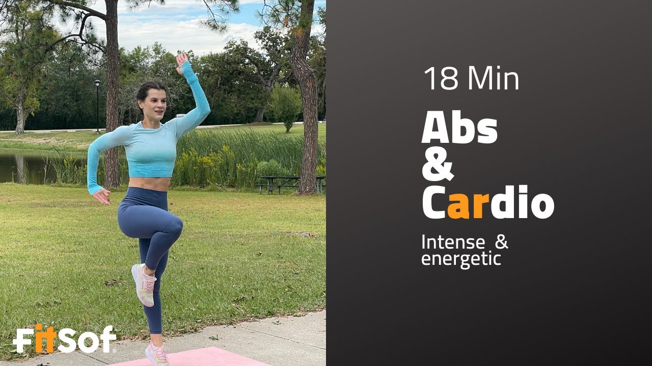 ABS & CARDIO WORKOUT | INTENSE & ENERGETIC | No equipment - YouTube