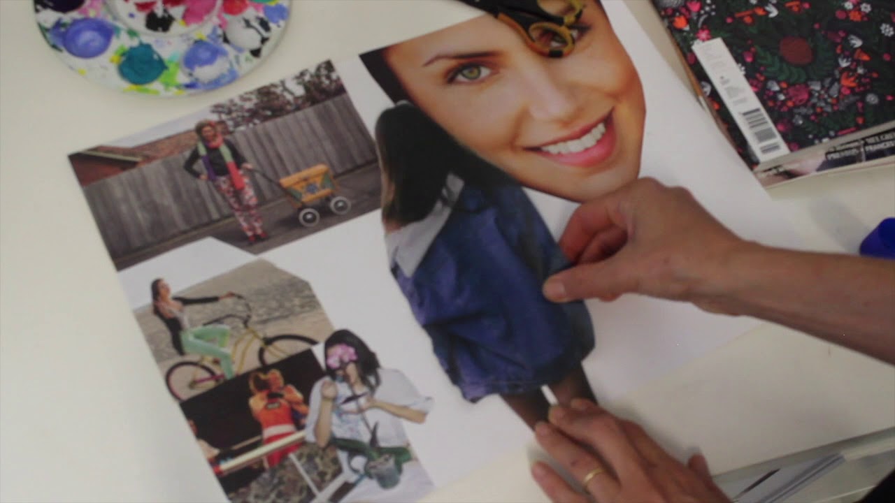 Self Facilitated Art Therapy - Session 2: Collage - YouTube