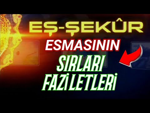 EŞ-ŞEKUR -36- ESMASININ ANLAMI FAZİLETLERİ VE SIRLARI NELERDİR.
