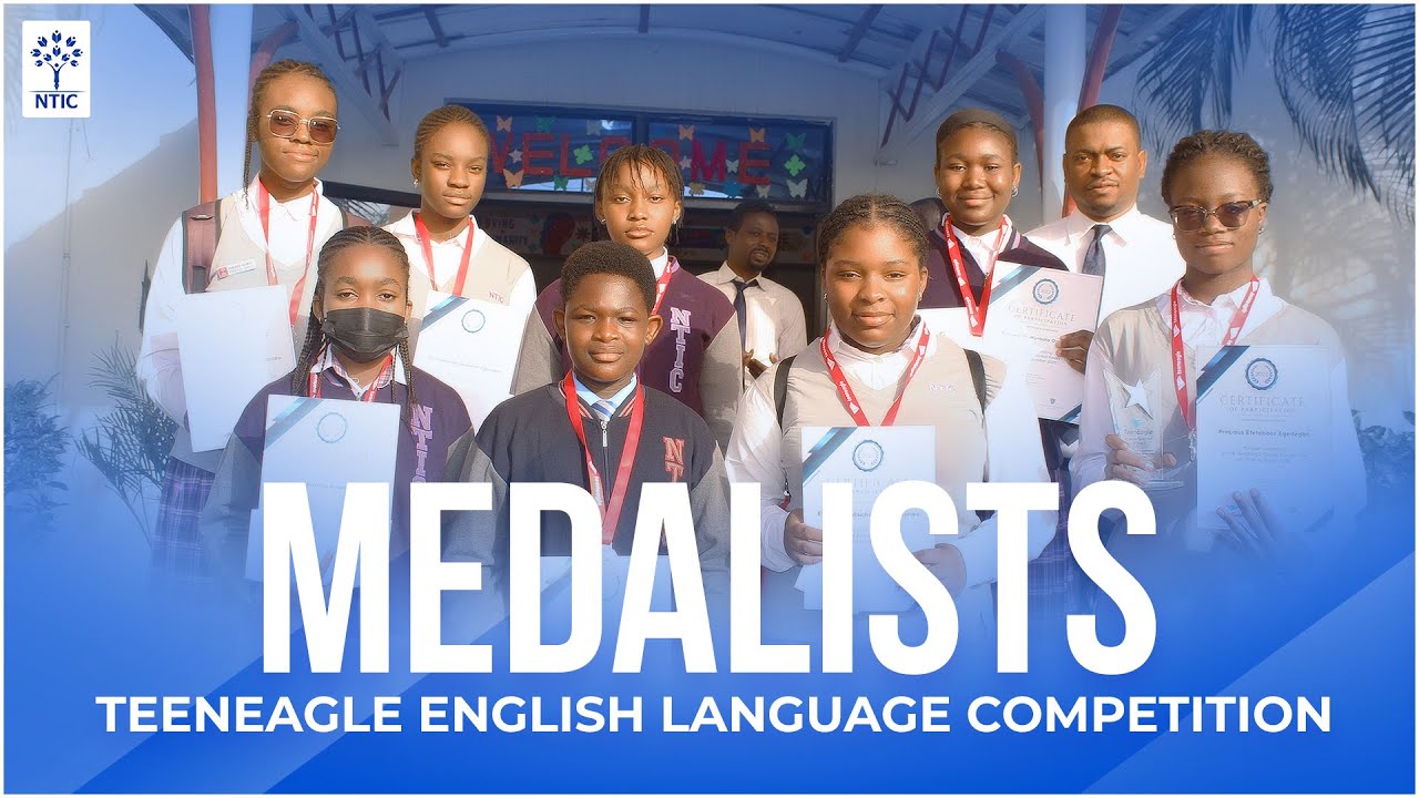 NTIC WON 18 Medals at TeenEagle English Language Competition - YouTube