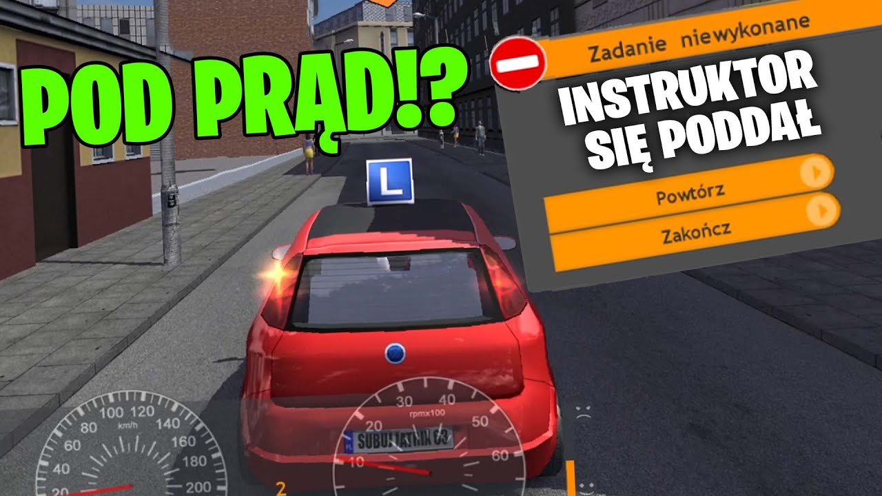 🚩Pod prąd!? Chcesz nas zabić!? Jazda na mieście | Symulator Jazdy 2 - YouTube