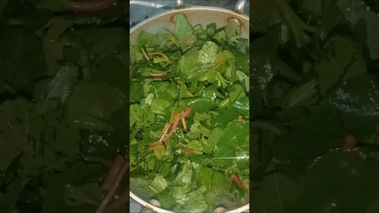 Marsha ka special saag recipe with mummy papa kitchen - YouTube