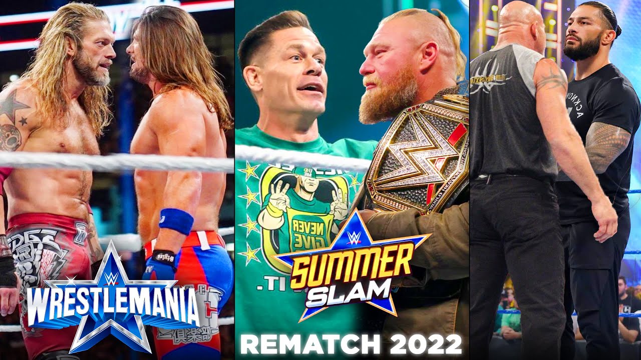 John Cena Vs Brock Lesnar Summerslam 2022 Rematch