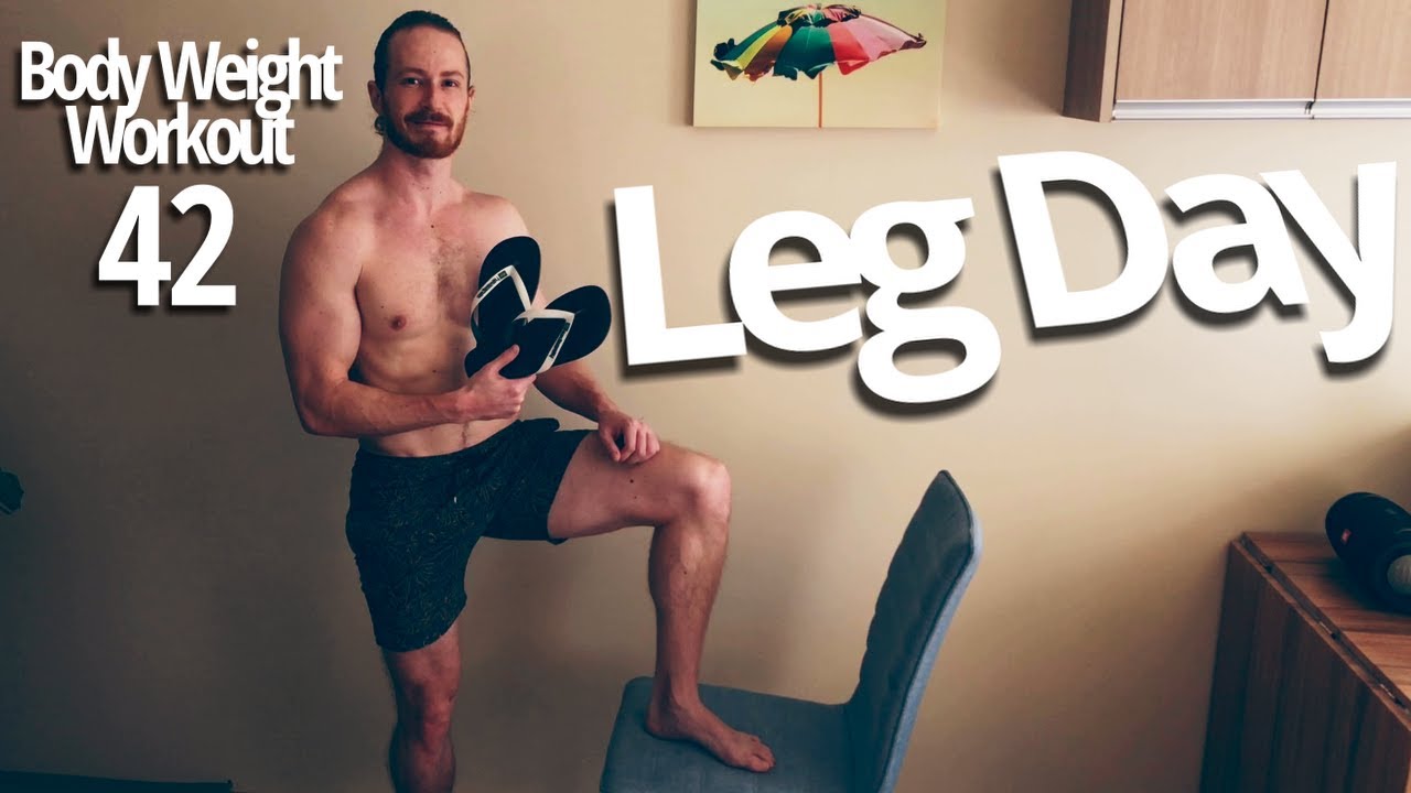 We Are Training Legs! - 1 Hour Live Body Weight Workout - YouTube