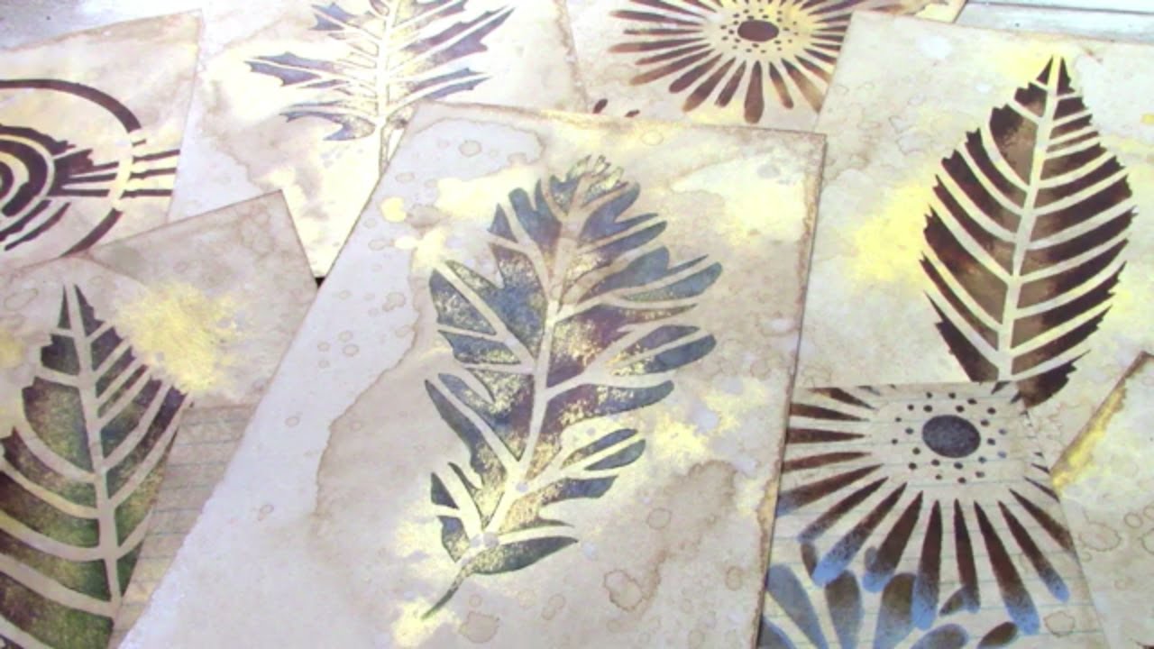 Stencil Like A Pro! Easy Technique On Walls~Paper~Wood~Metal~Anywhere ...