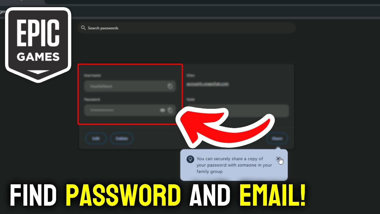 How to Find Your Epic Games Password and Email - Full Guide - YouTube