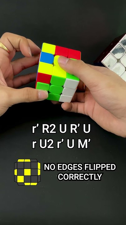 Rubik’s Cube OLL No Edges Oriented (55/57) with Fingertricks | Efficient algorithm - YouTube