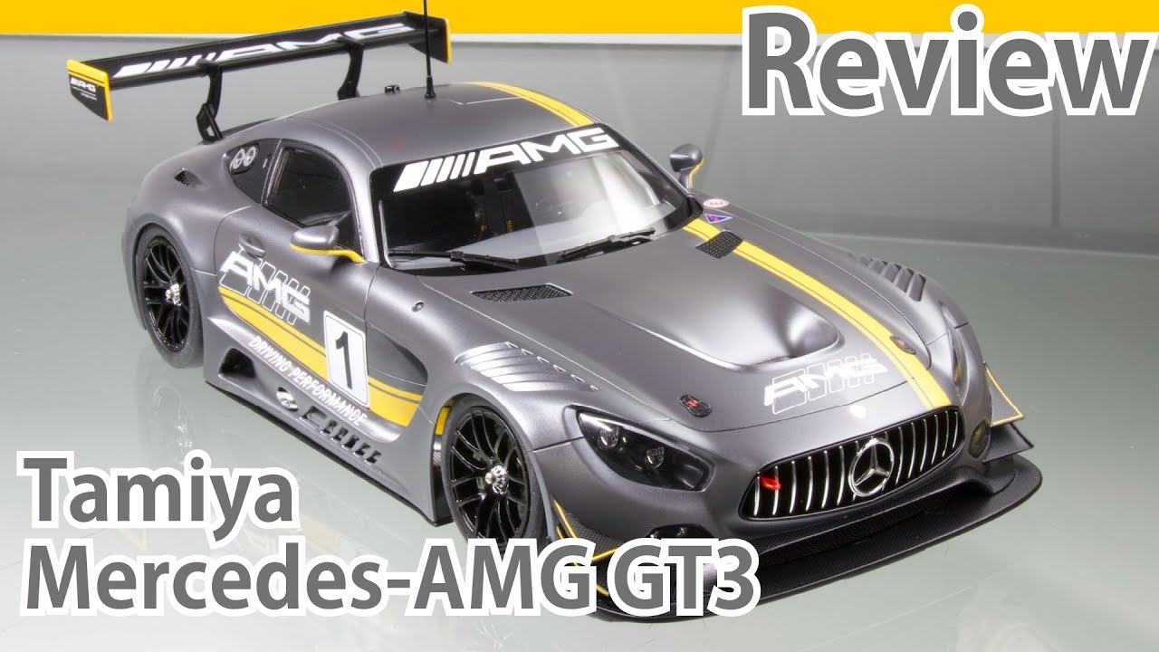 Tamiya 1/24 Mercedes-AMG GT3 Review 完成作品紹介 - YouTube