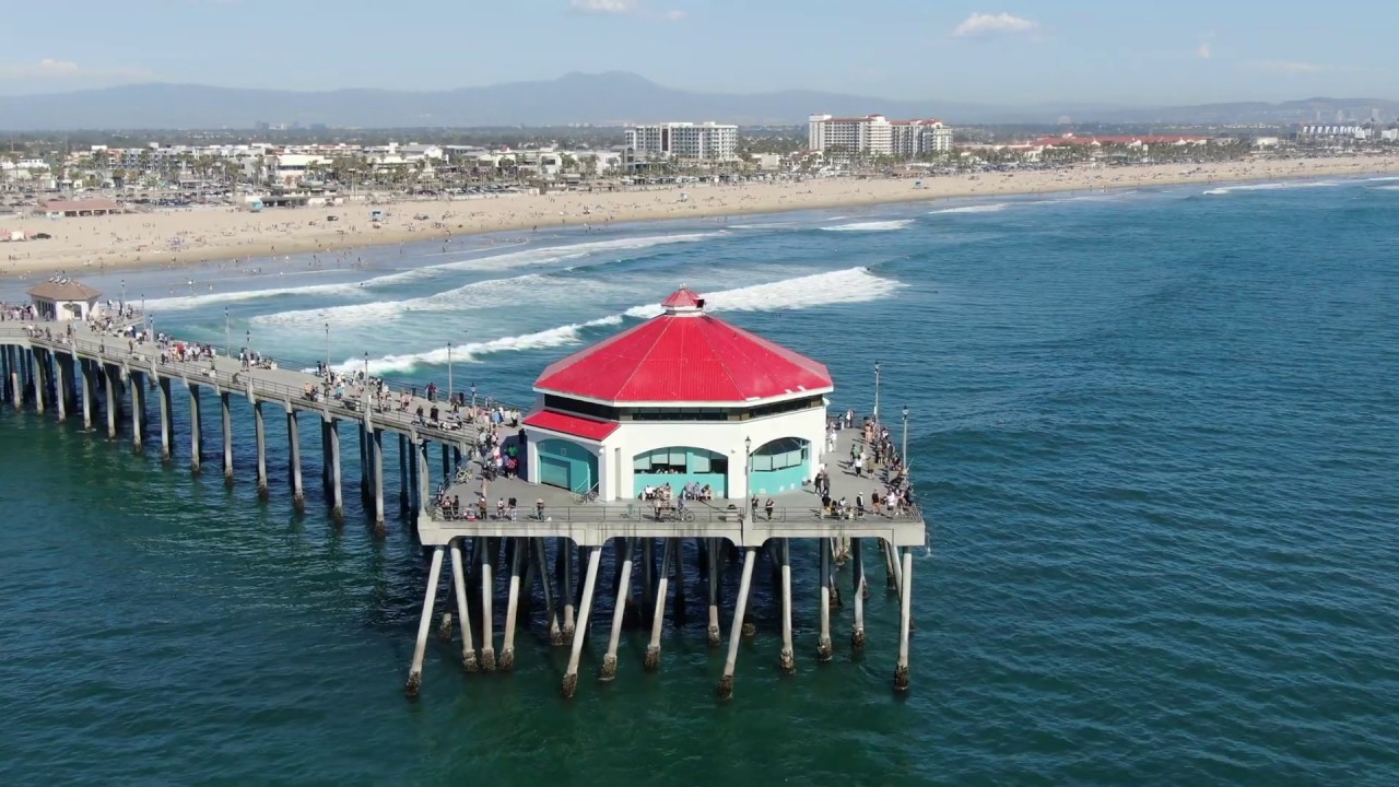 Orange County from up above 4K - YouTube