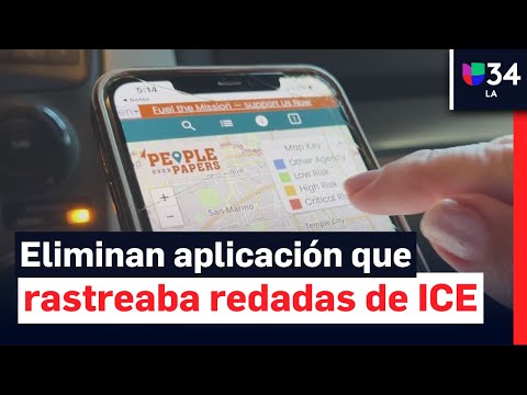 Eliminan aplicación que rastreaba operativos y redadas de ICE