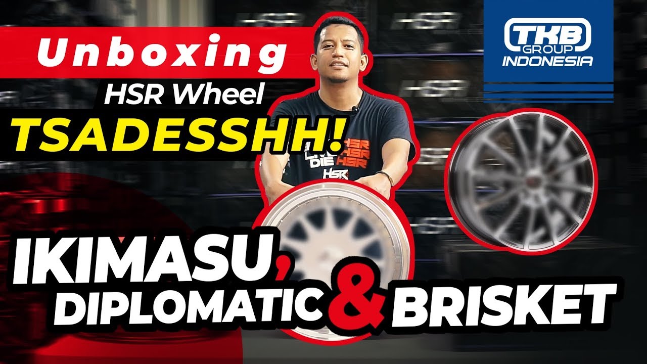 LANJUT !! UNBOXING 3 VELG TERBARU HSR WHEEL !! NTAPSS - YouTube