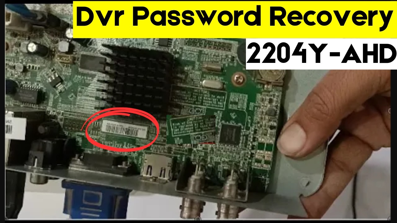 H.264 DVR Password Recovery Modal 2204Y-AHD - h.264 dvr password reset ...