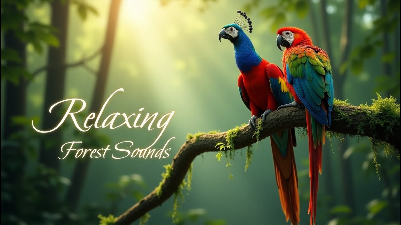Relaxing Forest Sounds with the World's Most Beautiful Birds - YouTube