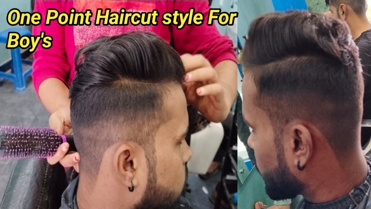 To Side One Point Haircut🔥 ️‍🔥2 Side 1 Point Haircut style - YouTube