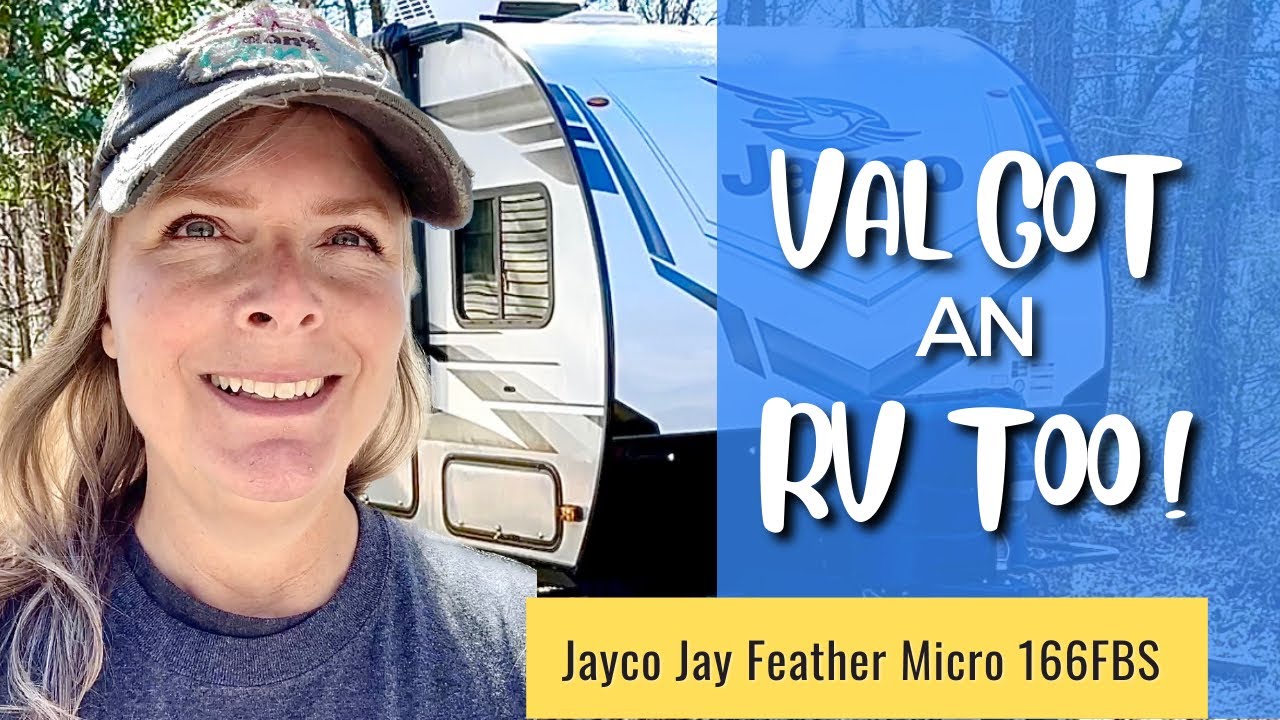 Val got an RV too - Jay Feather Micro 166 FBS - YouTube