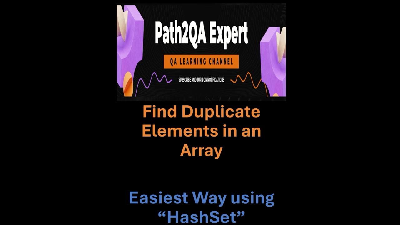 Top Interview Question: Finding Duplicate Elements in an Array #Java #trending #coding # ...