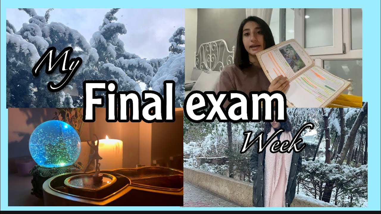 Final exams week vlog 📖 🐇 - YouTube