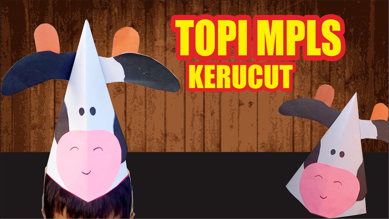 TOPI MPLS LUCU DARI KERTAS DIY - PAPER HAT - YouTube