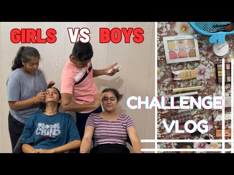 GIRLS VS BOYS CHALLENGE | AJ TO DEKH LEGE KON JEETEGA #girl #boy # ...