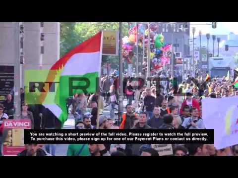 Germany: Hundreds of Berliners protest IS 'terror' on Kurds