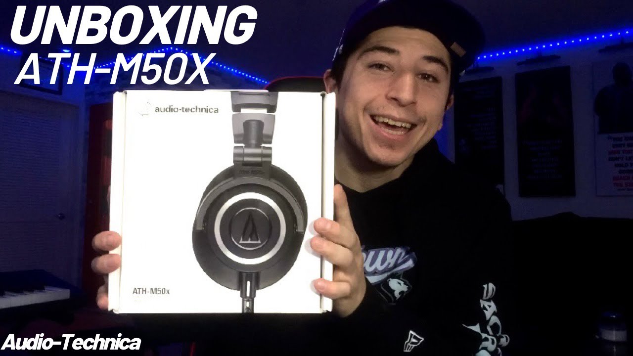 Audio-Technica ATH-M50x Unboxing Review | Recording Studio Headphones ...