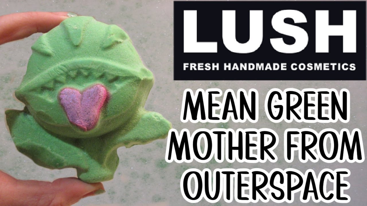 LUSH Mean Mother From Outerspace Bubble Bar DEMO! - YouTube