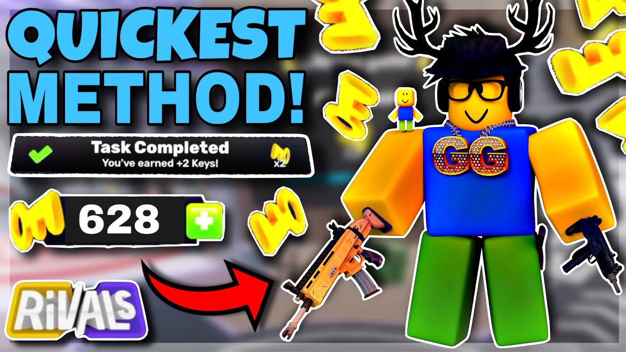 *NEW* BEST METHOD to get Keys FAST in Roblox Rivals (FREE KEYS 🔑) - YouTube