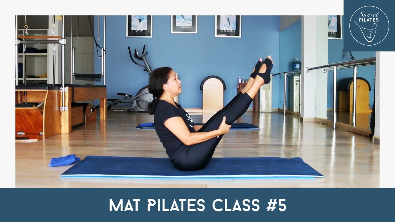 Mat Pilates Class #5 - YouTube