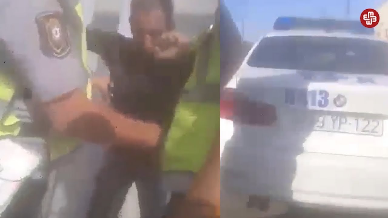 Biləsuvarda yol polisi vətəndaşa qarşı zorakılıq edib - YouTube