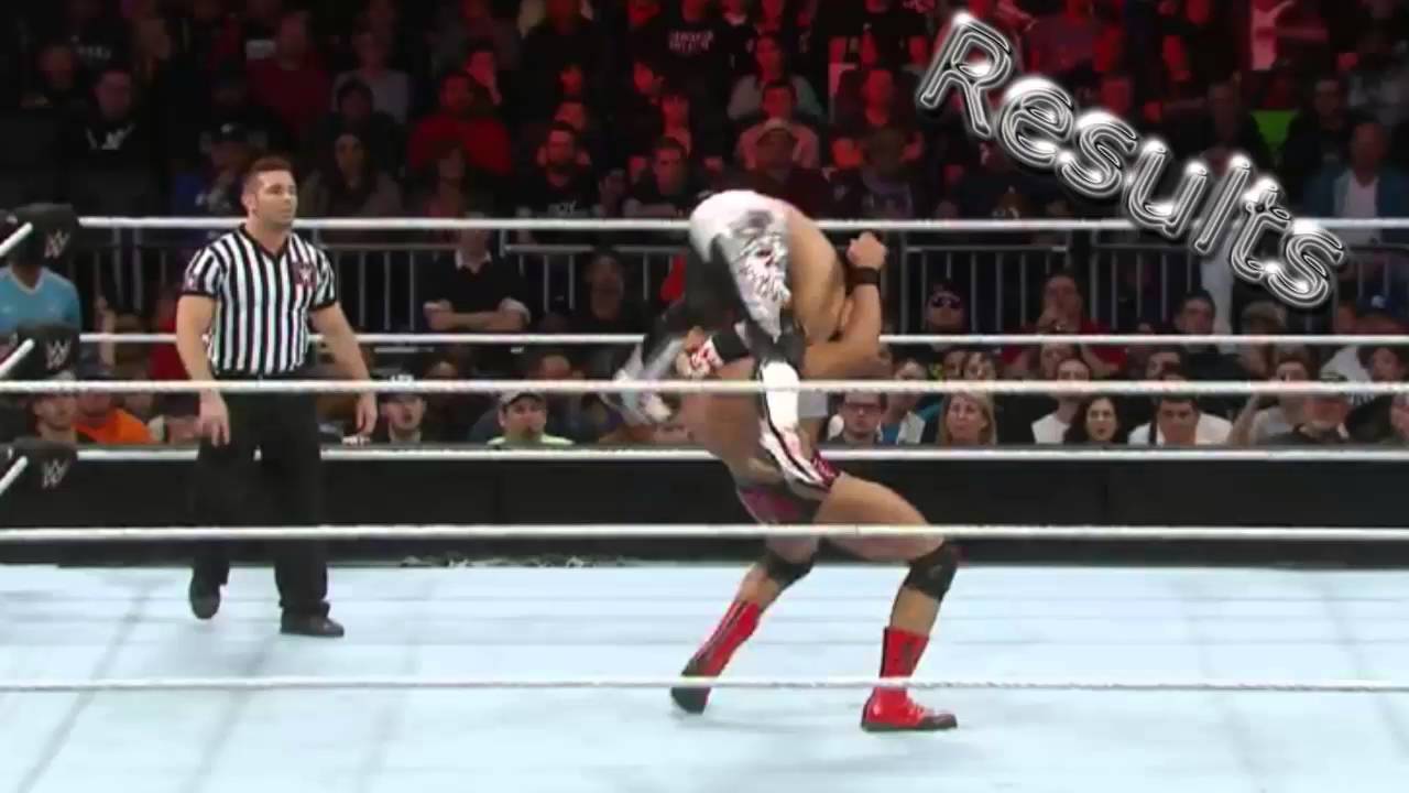 Alberto Del Rio vs Kalisto US Championship Match WWE Royal Rumble 2016 ...