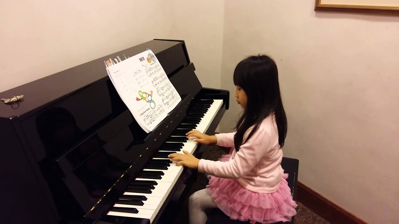 Angeliki's talent show - piano 1st song - YouTube